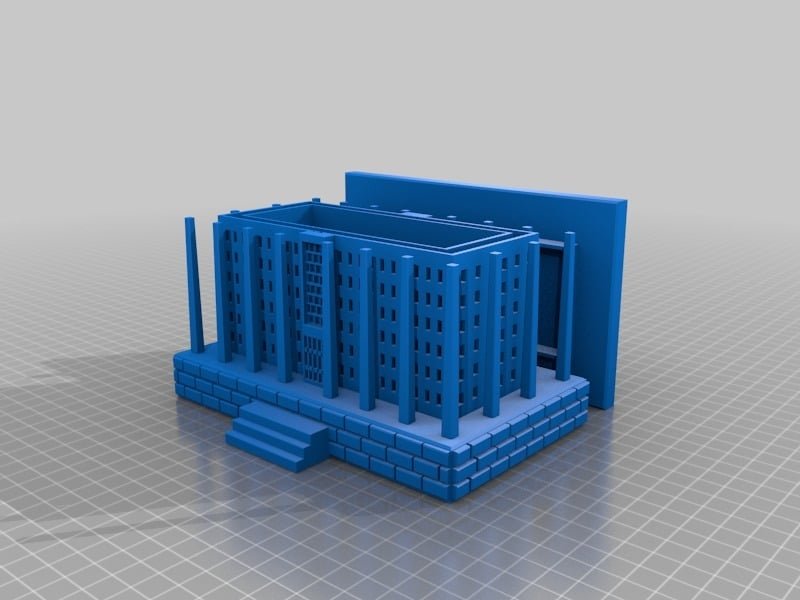 Korean National Assembly Building Coin Bank 3D Printer Model Download ...