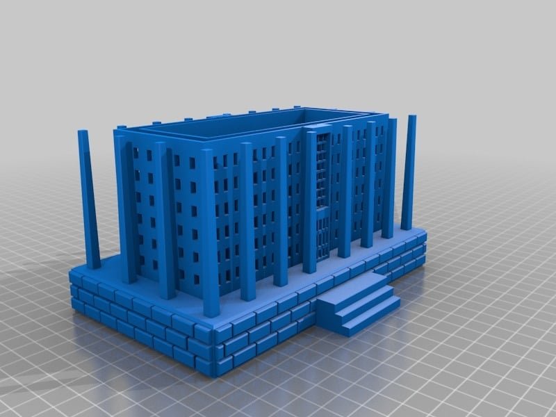 Korean National Assembly Building Coin Bank 3D Printer Model Download ...