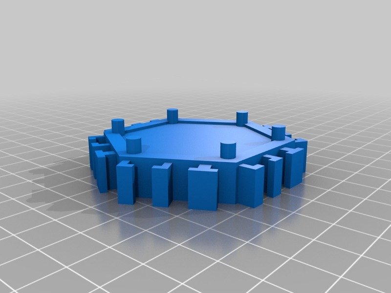 Interlocking Stack Able Hex Tile 3D Printer Model Download Free STL ...