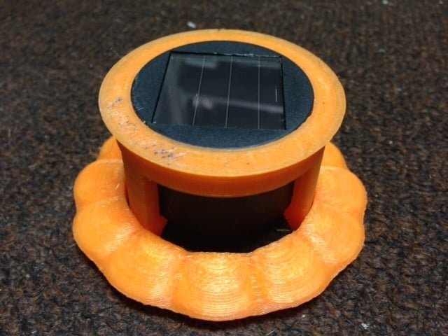 Adapter Ring For Solar Lid For Makies Pumpkin Lantern 3D Printer Model ...