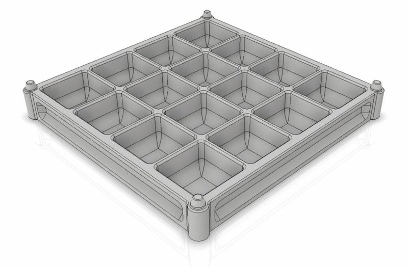Stackable Parts Trays 3D Printer Model Download Free STL File - 3axis.co