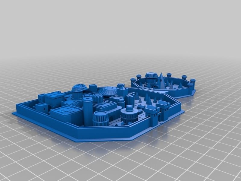 Winterfell 3D Printer Model Download Free STL File - 3axis.co