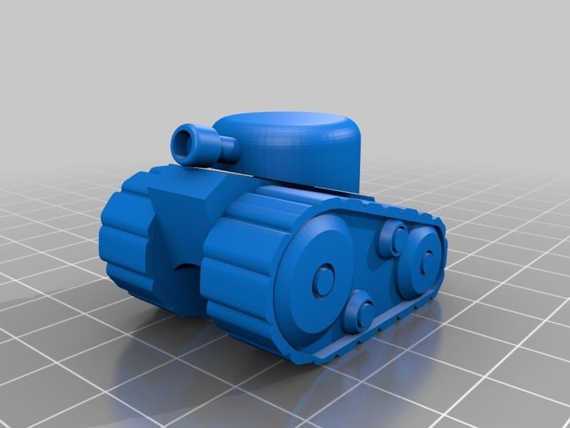 3DTankor! 3D Printer Model Download Free STL File - 3axis.co