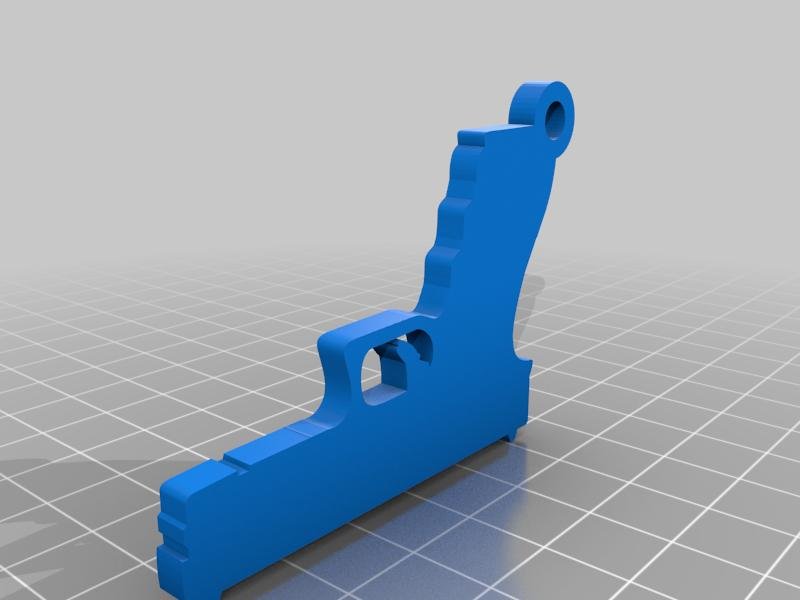 Glock Keychain 3D Printer Model Download Free STL File - 3axis.co