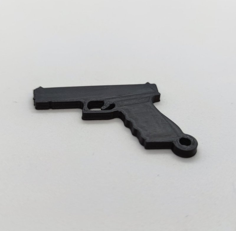 Glock Keychain 3D Printer Model Download Free STL File - 3axis.co