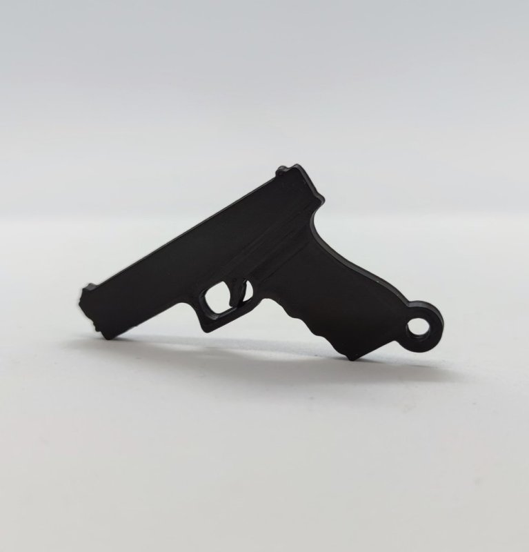 Glock Keychain 3D Printer Model Download Free STL File - 3axis.co