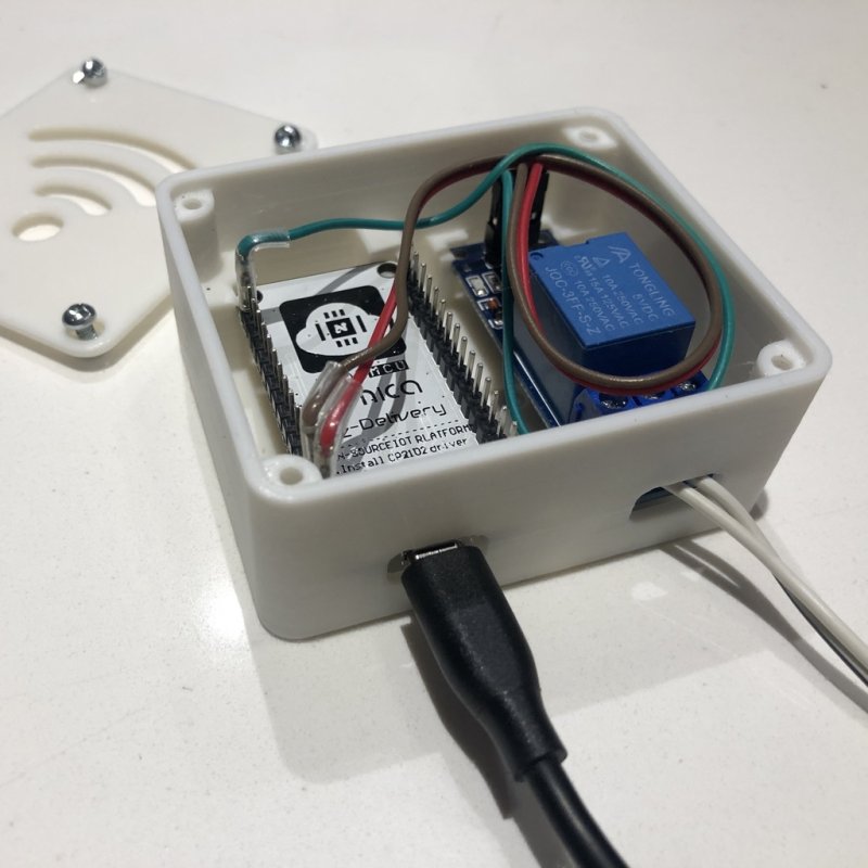 ESP8266 And Relay Module Case And Lid 3D Printer Model Download Free STL File - 3axis.co