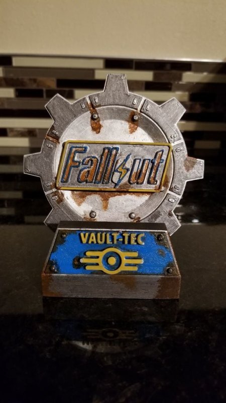 Fallout Themed Charging Dock 3D Printer Model Download Free STL File ...