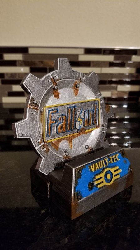 Fallout Themed Charging Dock 3D Printer Model Download Free STL File ...