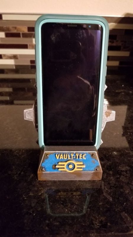 Fallout Themed Charging Dock 3D Printer Model Download Free STL File ...