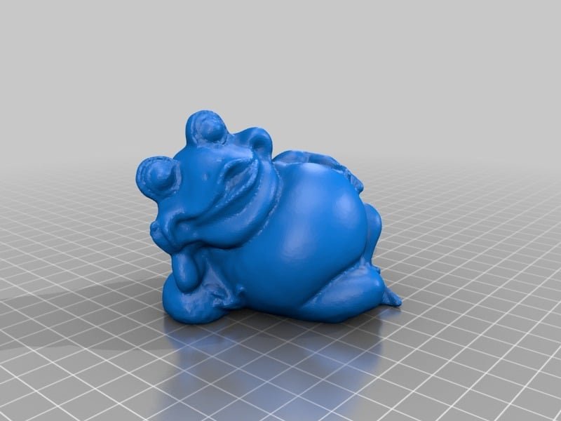 Garden Frog 3D Printer Model Download Free STL File - 3axis.co