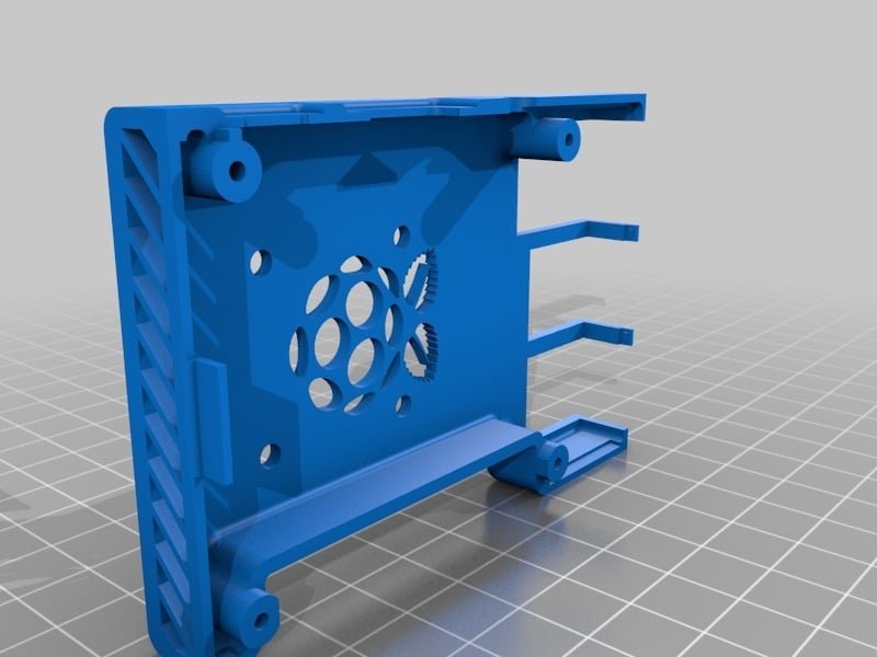 Raspberry Pi B+ Case With Fan 3D Printer Model Download Free STL File ...