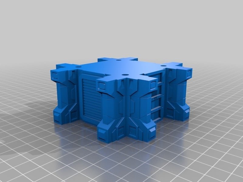 Stackable Sci-Fi Guard Tower 3D Printer Model Download Free STL File ...