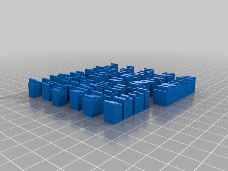 1:24 Bookcase & Books 3D Printer Model Download Free STL File - 3axis.co