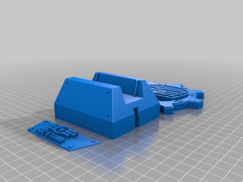 Fallout Themed Charging Dock 3D Printer Model Download Free STL File ...