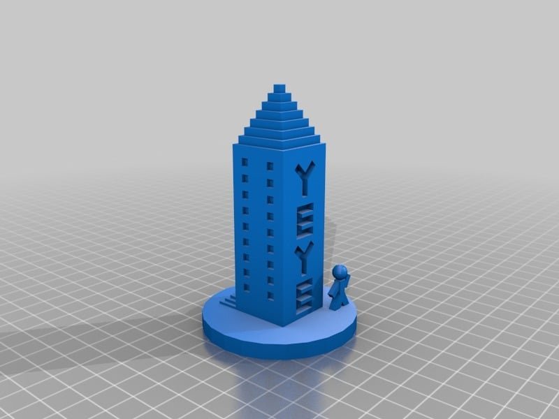 Matrix Buildings 3D Printer Model Download Free STL File - 3axis.co