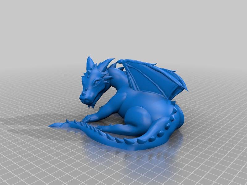 Dragon 3D Printer Model Download Free STL File - 3axis.co
