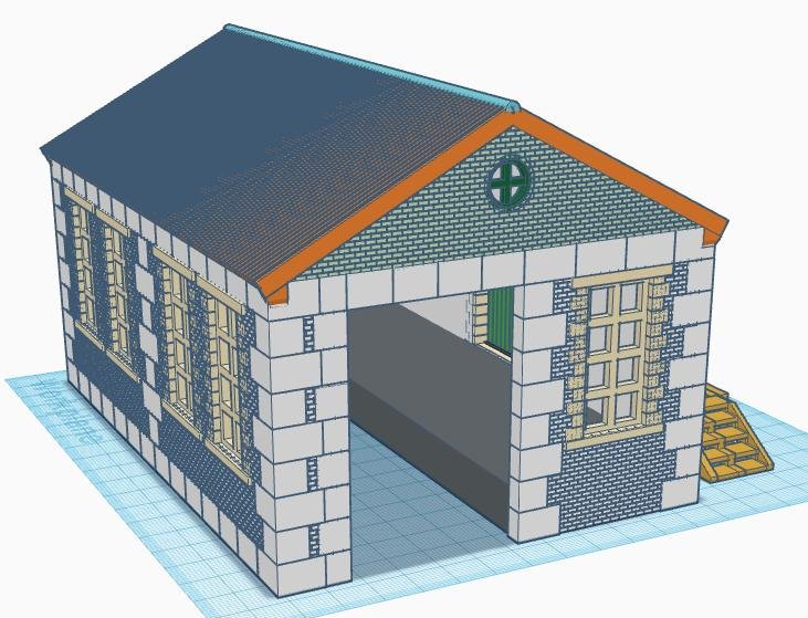 Model Railway Goods Shed – OO / N 3D Printer Model Download Free STL ...