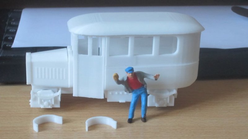 Railbus (O Scale Narrow Gauge Model) Irlande Inspired CDRJC 3D Printer ...