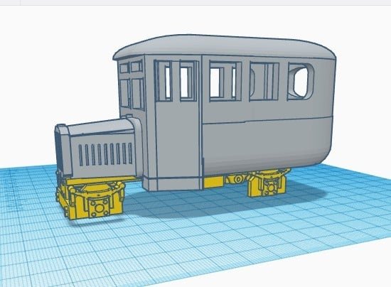 Railbus (O Scale Narrow Gauge Model) Irlande Inspired CDRJC 3D Printer ...