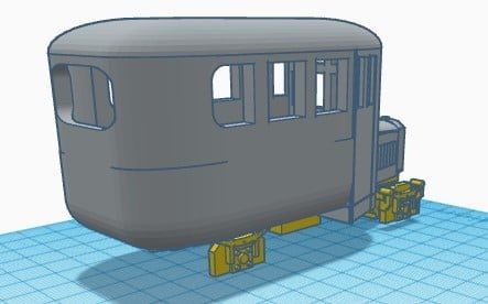 Railbus (O Scale Narrow Gauge Model) Irlande Inspired CDRJC 3D Printer ...