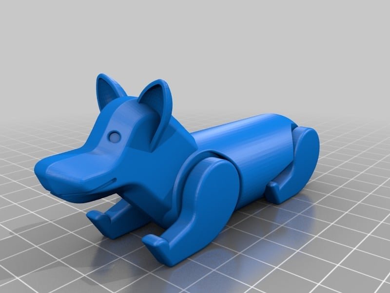 Rusty The Adventure Corgi 3D Printer Model Download Free STL File ...