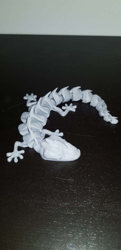 Articulated Spiky Lizard 3D Printer Model Download Free STL File - 3axis.co