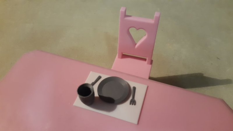 Tableware For Dolls 3D Printer Model Download Free STL File - 3axis.co