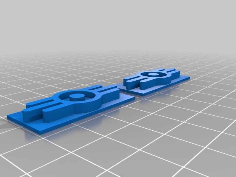 Fallout / Vault Tec License Plate Frame 3D Printer Model Download Free ...