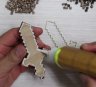 Laser Cut Minecraft Keychains DXF File Free Download - 3axis.co