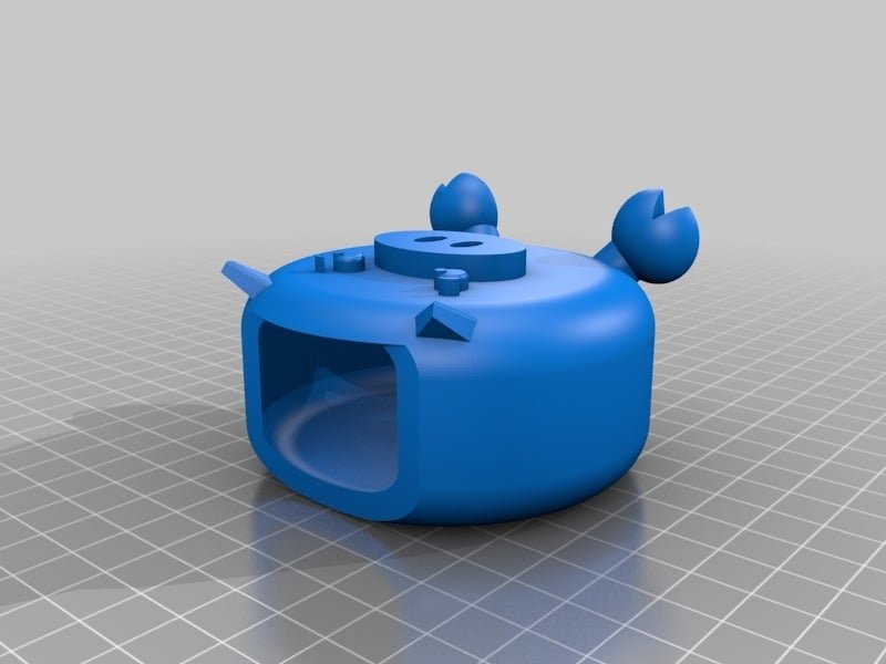 Cute Piggy And Happy Pancake Pot 3D Printer Model Download Free STL ...