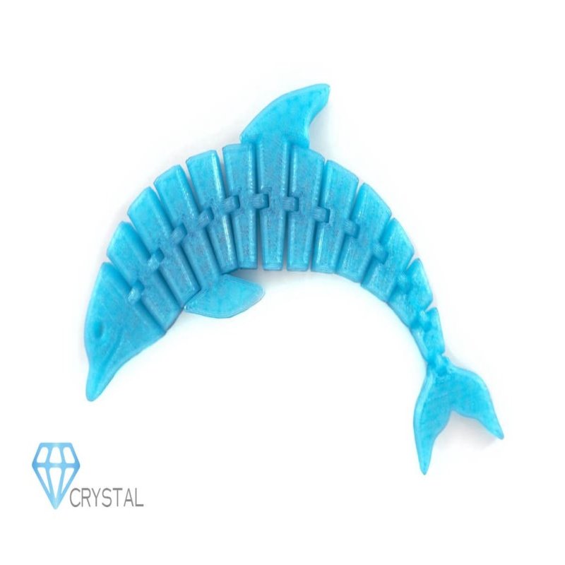 Articulated Dolphin 3D Printer Model Download Free STL File - 3axis.co