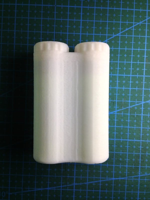 Dual 18650 Batteries Container 3D Printer Model Download Free STL File ...