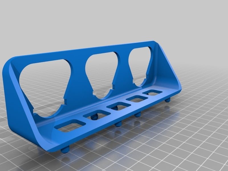 Milwaukee Battery Rack 3D Printer Model Download Free STL File - 3axis.co
