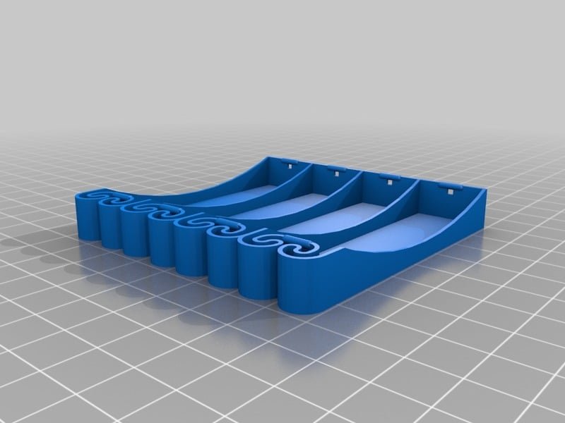 EZ 18650 Charging Trays With Printed Spring 3D Printer Model Download ...