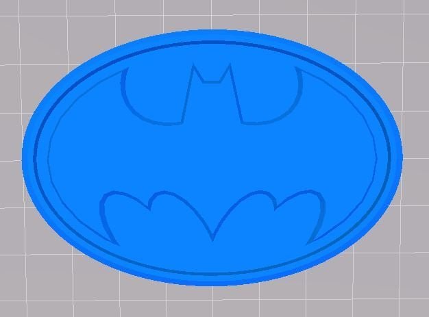 89′ Batman Logo 3D Printer Model Download Free STL File - 3axis.co