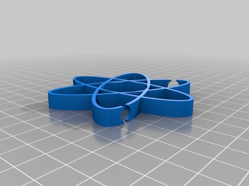 Atom Fidget Spinner Toy – Hand Spin Focus 3D Printer Model Download ...