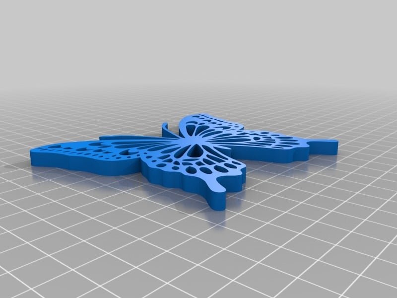 Butterfly # 44 3D Printer Model Download Free STL File - 3axis.co