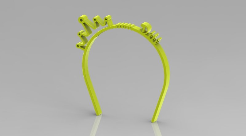 HAIR BAND 3D Printer Model Download Free STL File - 3axis.co