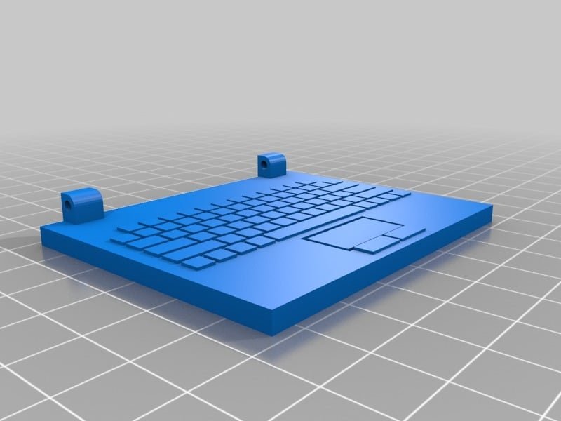 Barbie Doll Laptop (Foldable) 3D Printer Model Download Free STL File ...