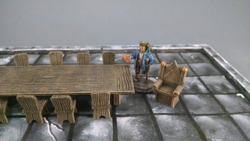 28mm Lord’s Banquet Table And Chairs 3D Printer Model Download Free STL ...