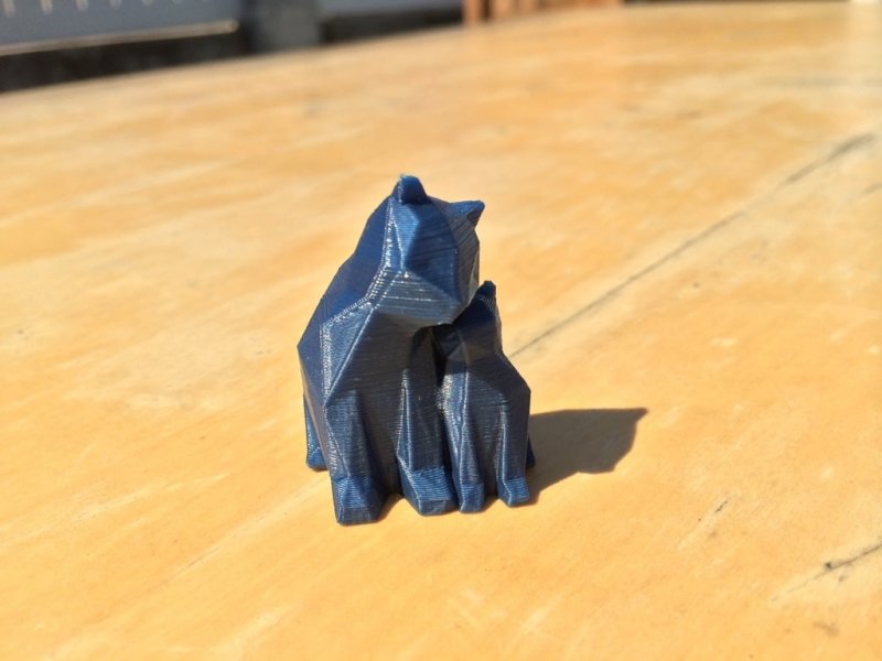 Low Poly Cuddling Cats! 3D Printer Model Download Free STL File - 3axis.co
