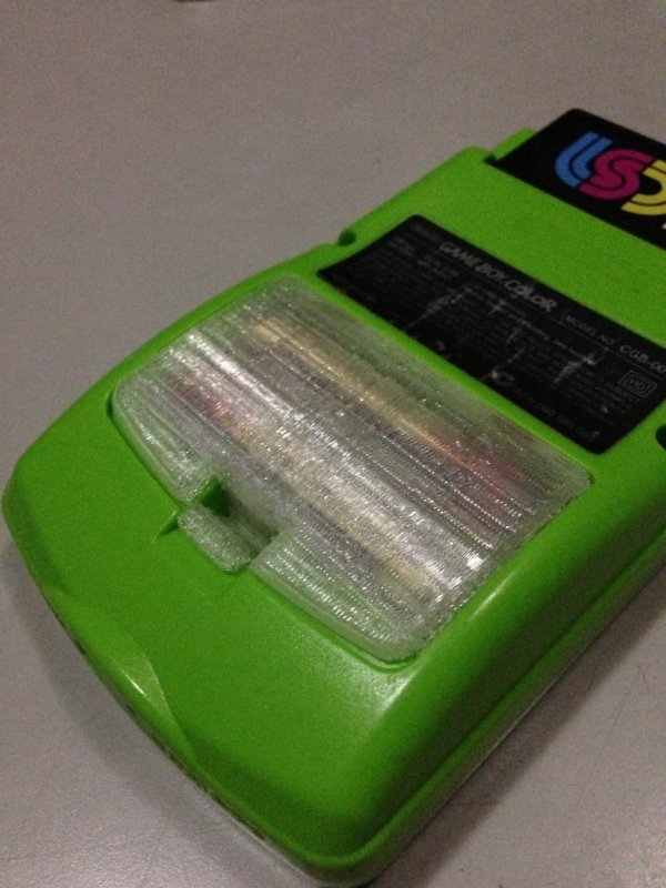Gameboy Color Battery Cover 3D Printer Model Download Free STL File ...
