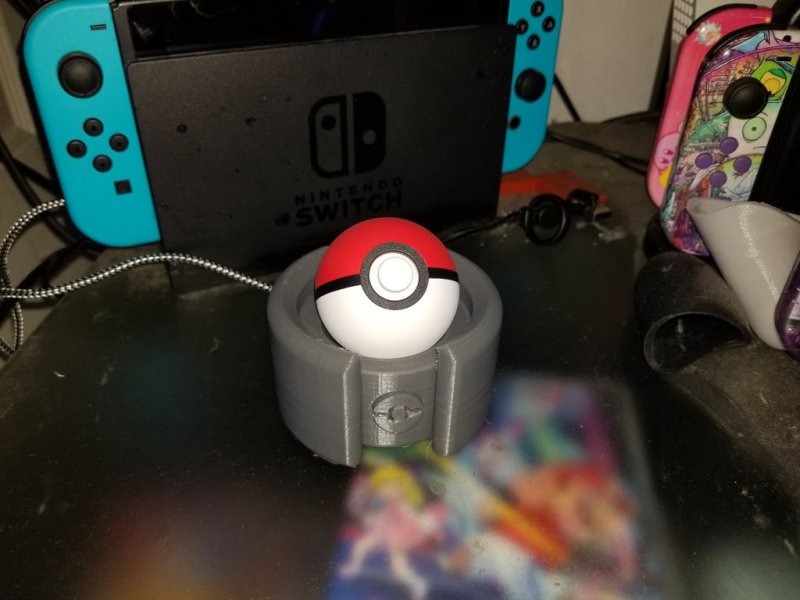 Pokeball Plus Mag Charger Dock 3D Printer Model Download Free STL File ...