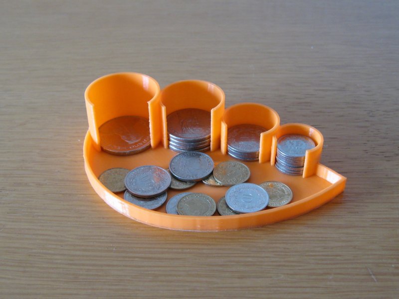 Coin Holder 3D Printer Model Download Free STL File - 3axis.co