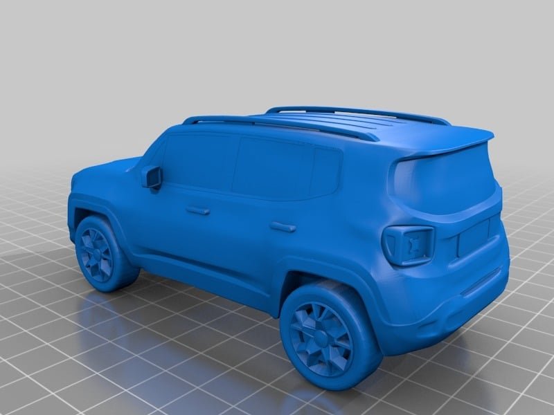 Jeep Renegade Scale Model 3D Printer Model Download Free STL File ...