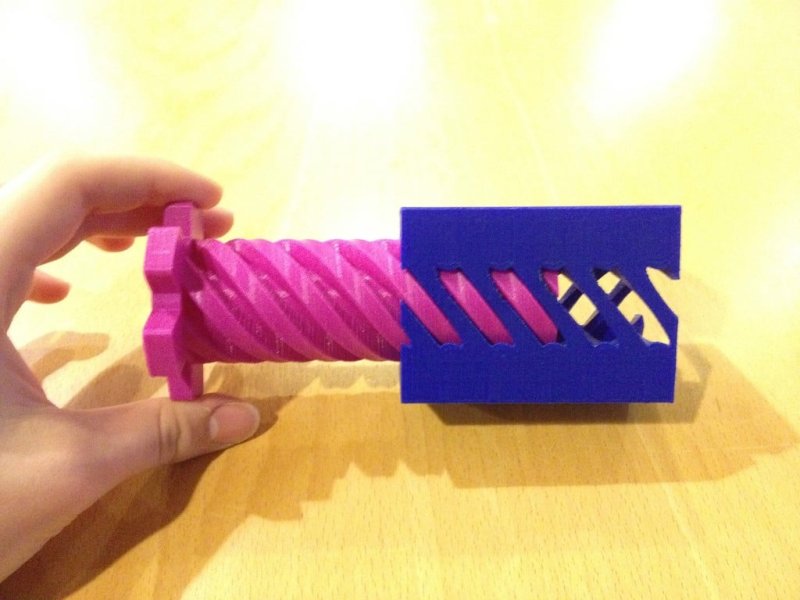 Screw And Holey Box 3D Printer Model Download Free STL File - 3axis.co