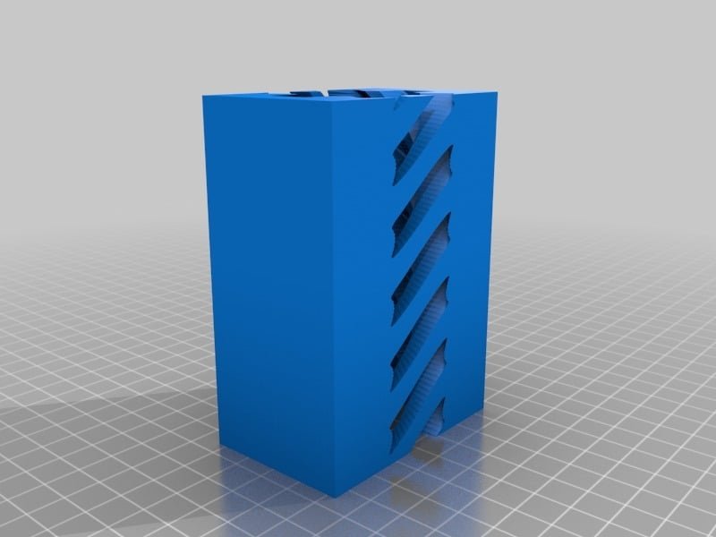 Screw And Holey Box 3D Printer Model Download Free STL File - 3axis.co