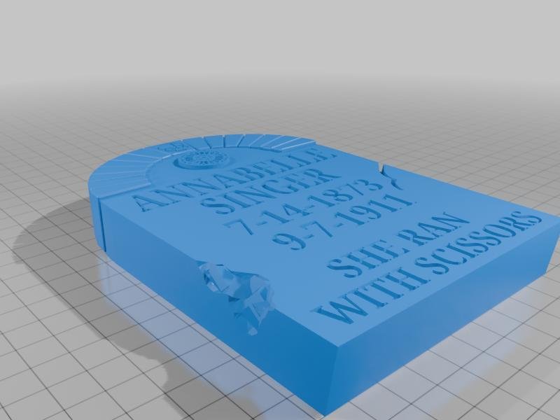 Gravestones 3D Printer Model Download Free STL File - 3axis.co
