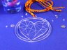 Laser Cut Engraved Acrylic Heart Shape Pendant DXF File Free Download ...